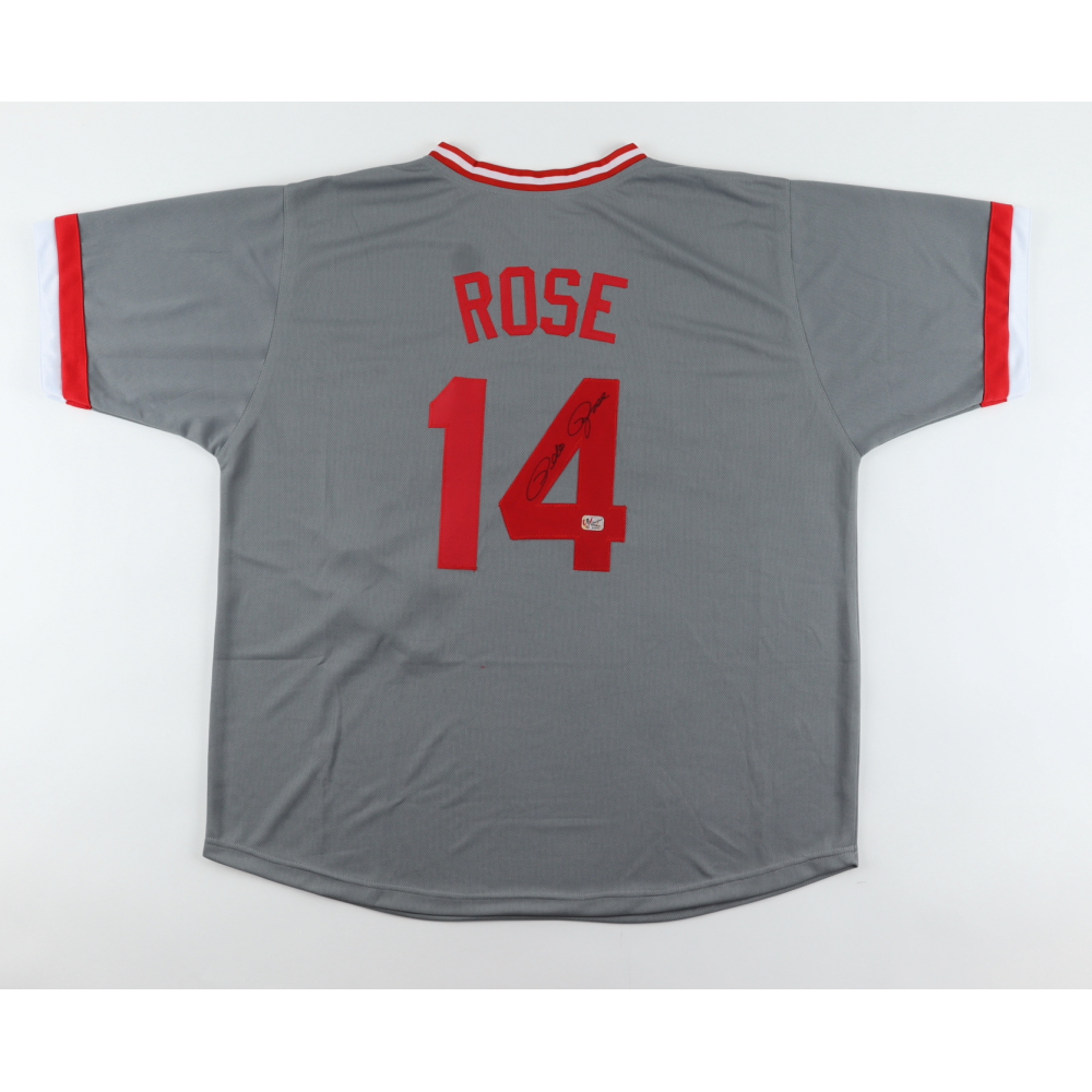 Pete Rose Signed Jersey (Rose Hologram) | Pristine Auction