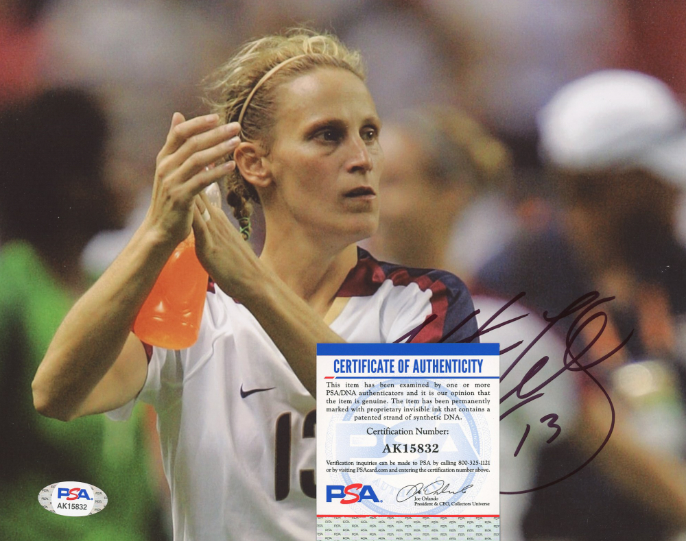 Kristine Lilly Signed Team USA 8x10 Photo (PSA) | Pristine Auction