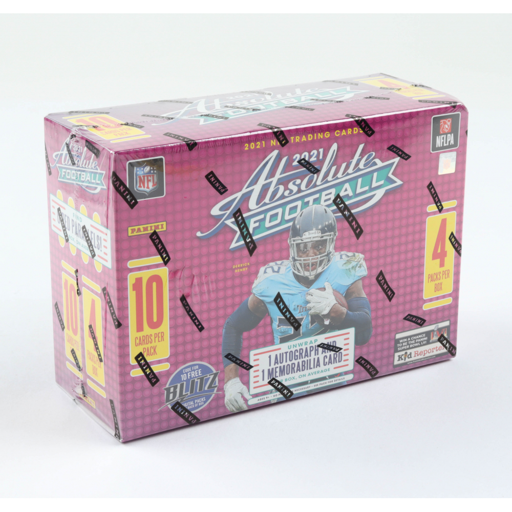 2021 Panini Absolute Football Mega Box with (4) Packs | Pristine Auction