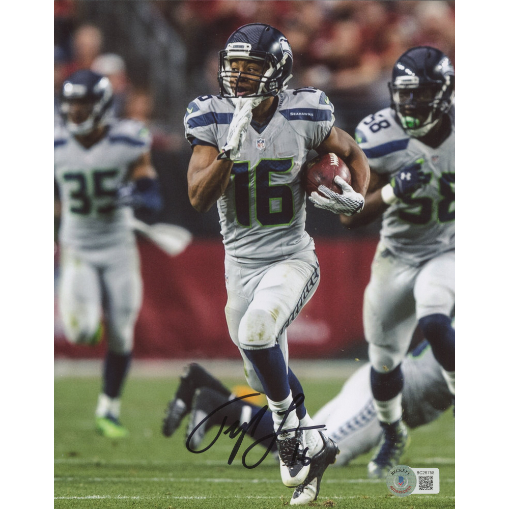 Tyler Lockett Signed Seahawks 8x10 Photo (Beckett COA) | Pristine Auction