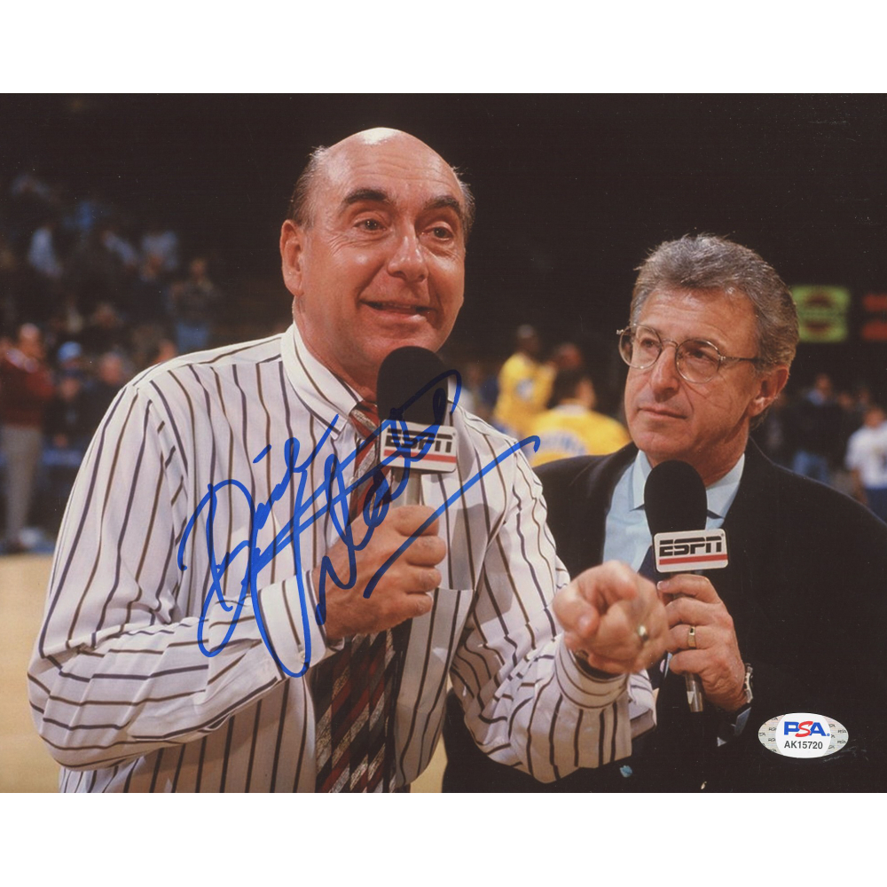 Dick Vitale Signed 8x10 Photo (PSA) | Pristine Auction