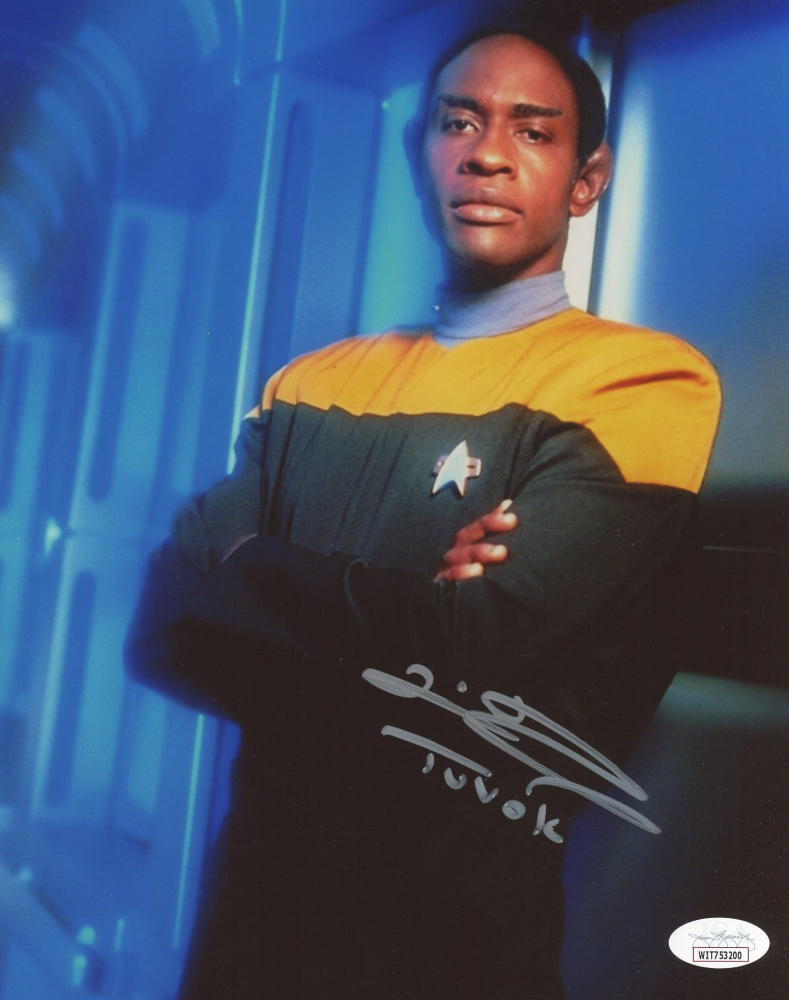 Tim Russ Signed "Star Trek: Voyager" 8x10 Photo Inscribed "Tuvok" (JSA ...