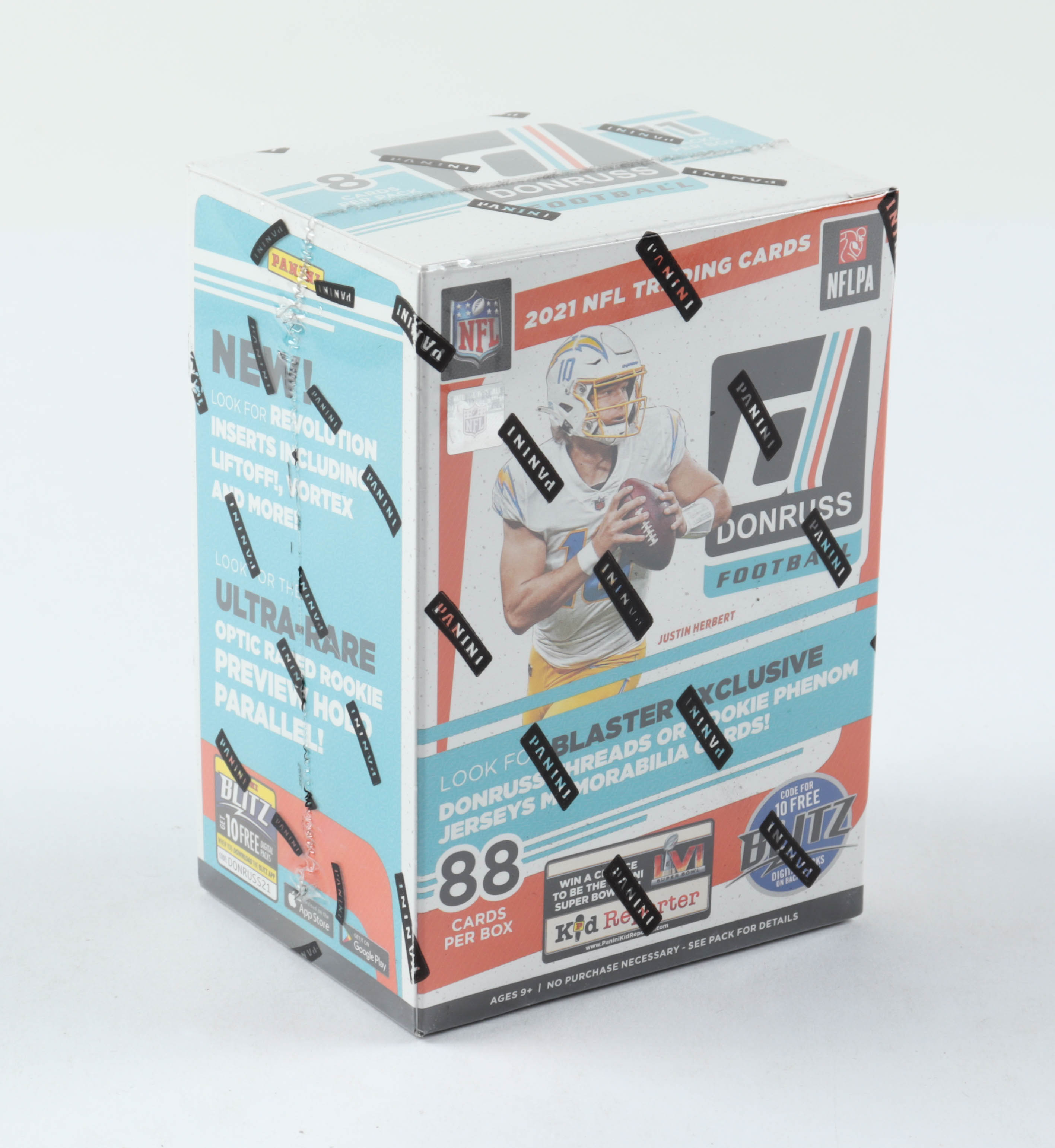 2021 Panini Donruss Football Blaster Box with (11) Packs | Pristine Auction