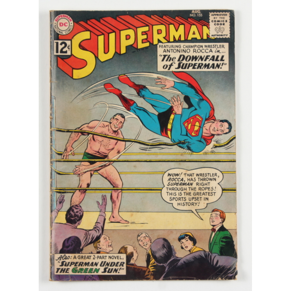 1962 "Superman" Issue #155 DC Comic Book | Pristine Auction