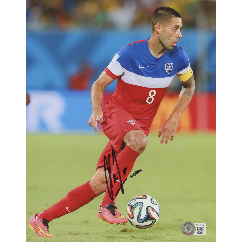 Clint Dempsey Signed 8x10 Photo Inscribed "USA" (Beckett COA ...