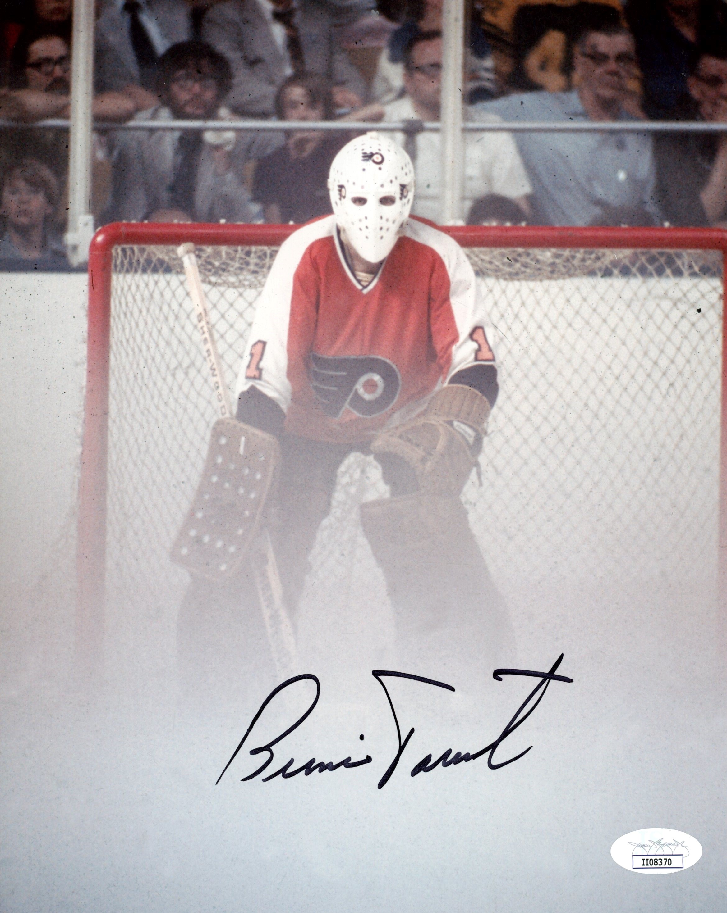 Bernie Parent Signed Flyers 8x10 Photo Photo (JSA COA) | Pristine Auction