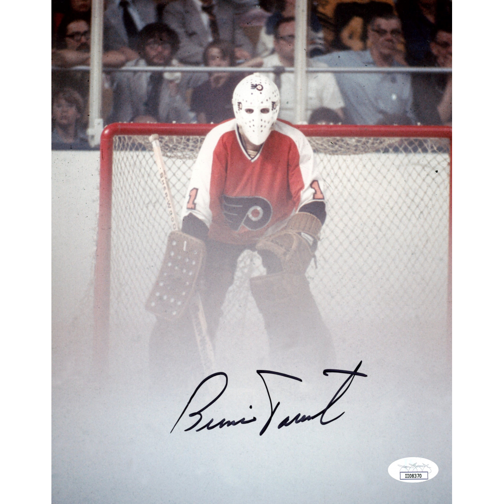 Bernie Parent Signed Flyers 8x10 Photo Photo (JSA COA) | Pristine Auction