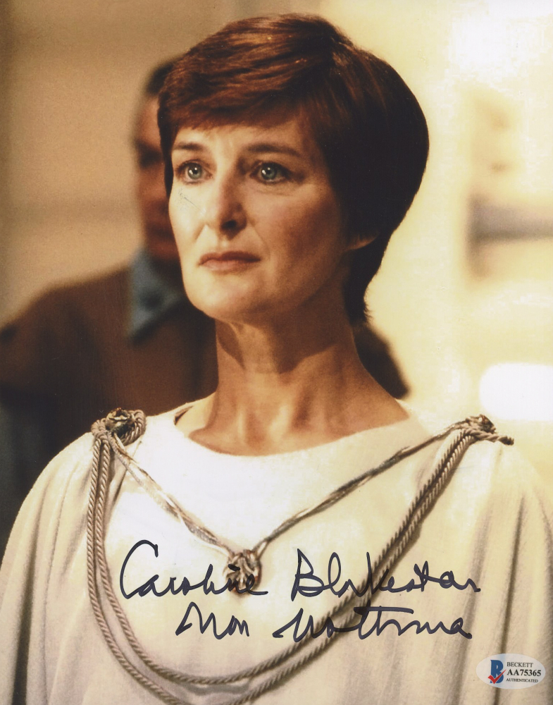 Caroline Blakiston Signed "Star Wars: Return of the Jedi" 8x10 Photo Inscribed "Mon Mothma ...