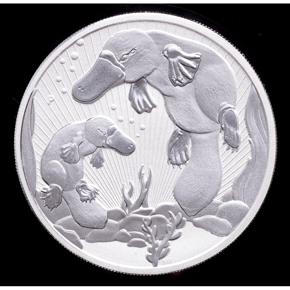 2021-P Australian Platypus 2 oz .999 Fine Silver $2 Two Dollar Coin ...