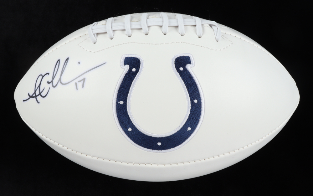 Austin Collie Signed Colts Logo Football (JSA COA) | Pristine Auction