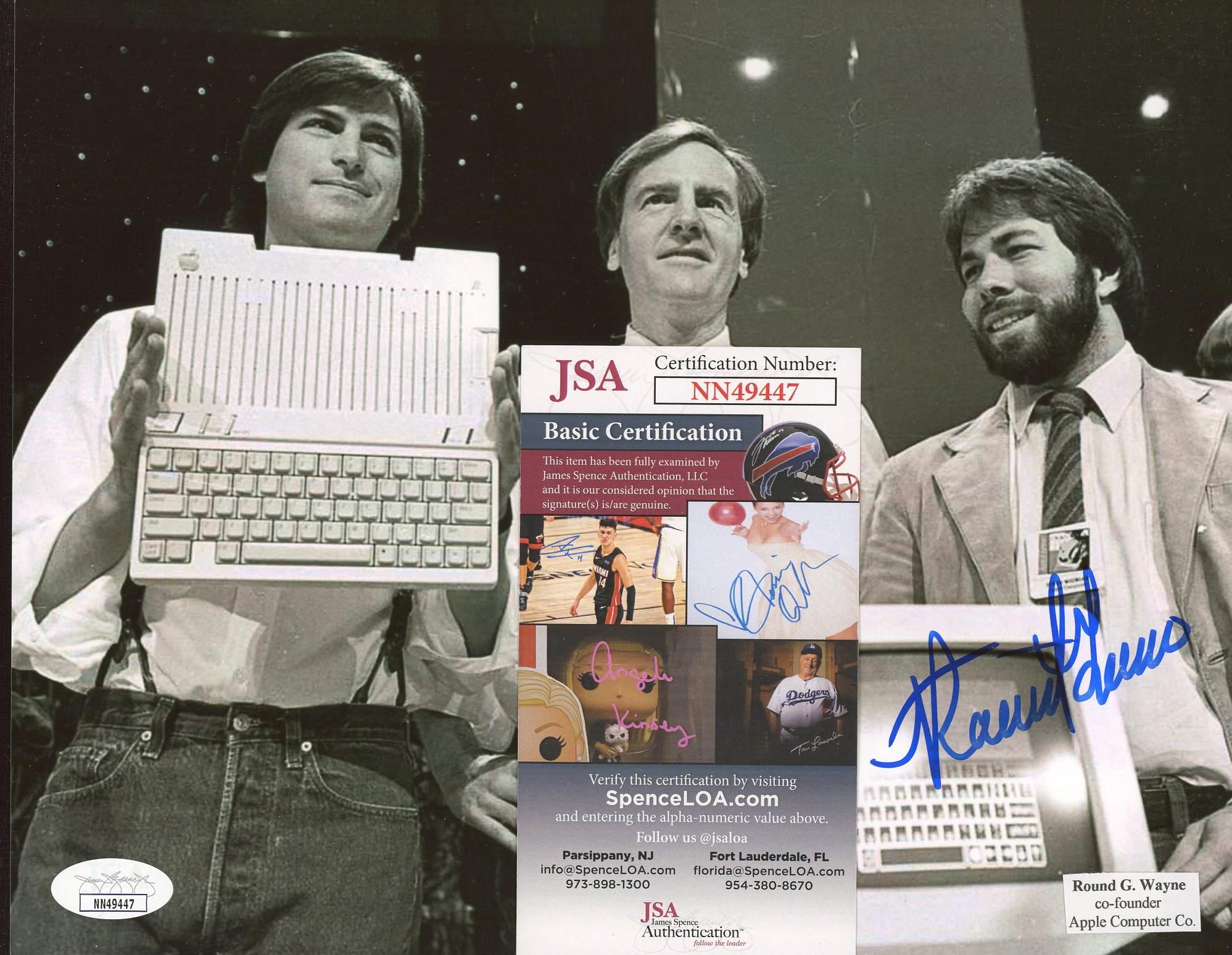 Ronald Wayne Signed 8x10 Photo (JSA COA) | Pristine Auction