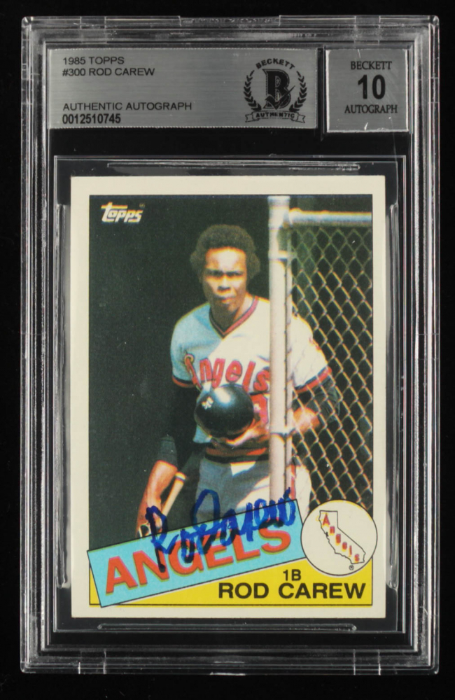 Rod Carew Signed 1979 Topps #300 (BGS Encapsulated) | Pristine Auction