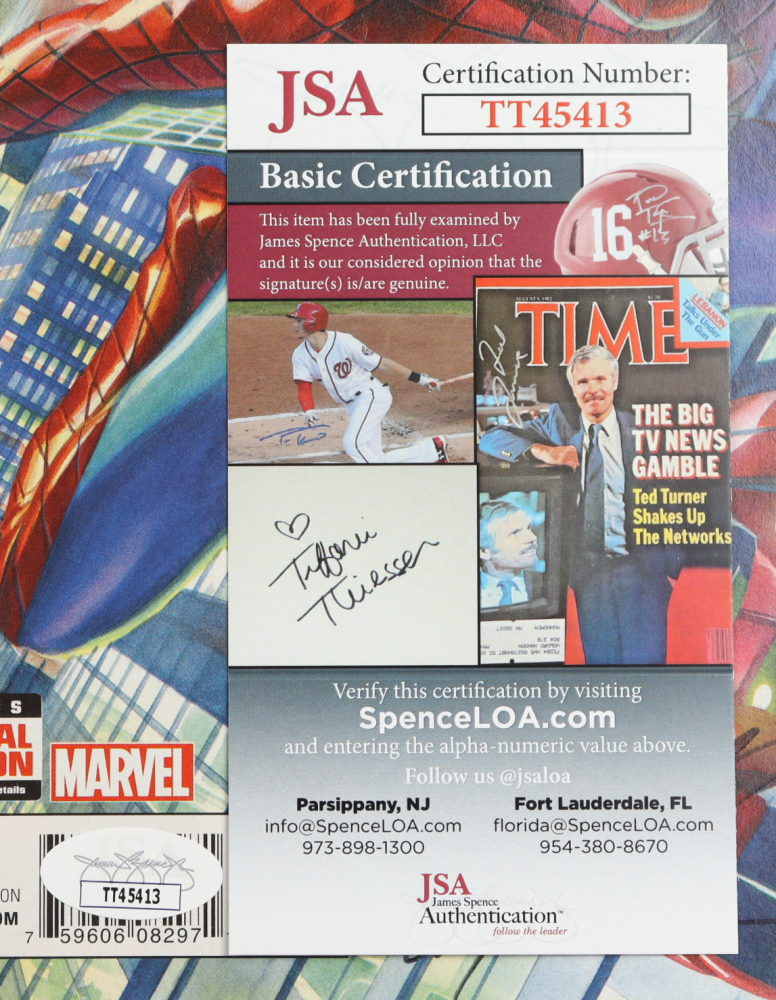 Alex Ross Signed 2015 "The Amazing Spider-Man" Issue #1 Marvel Comic ...