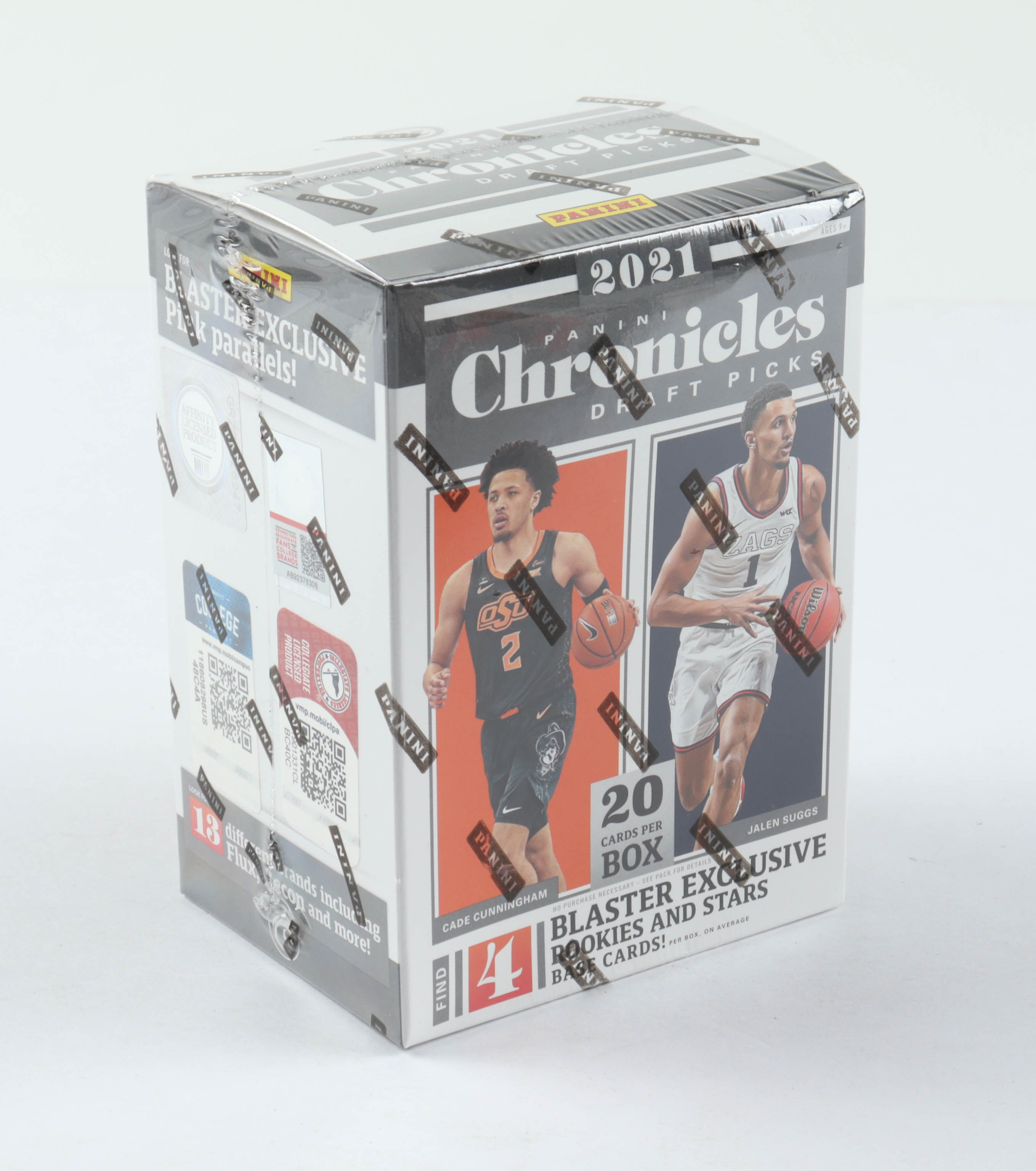 2021-22 Panini Chronicles Draft Picks Collegiate Basketball Blaster Box with (4) Packs ...
