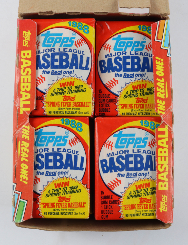 1988 Topps Baseball Wax Box with (36) Packs | Pristine Auction