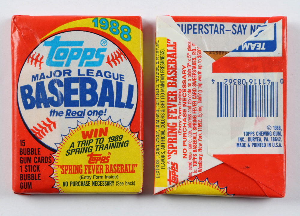 1988 Topps Baseball Wax Box with (36) Packs | Pristine Auction