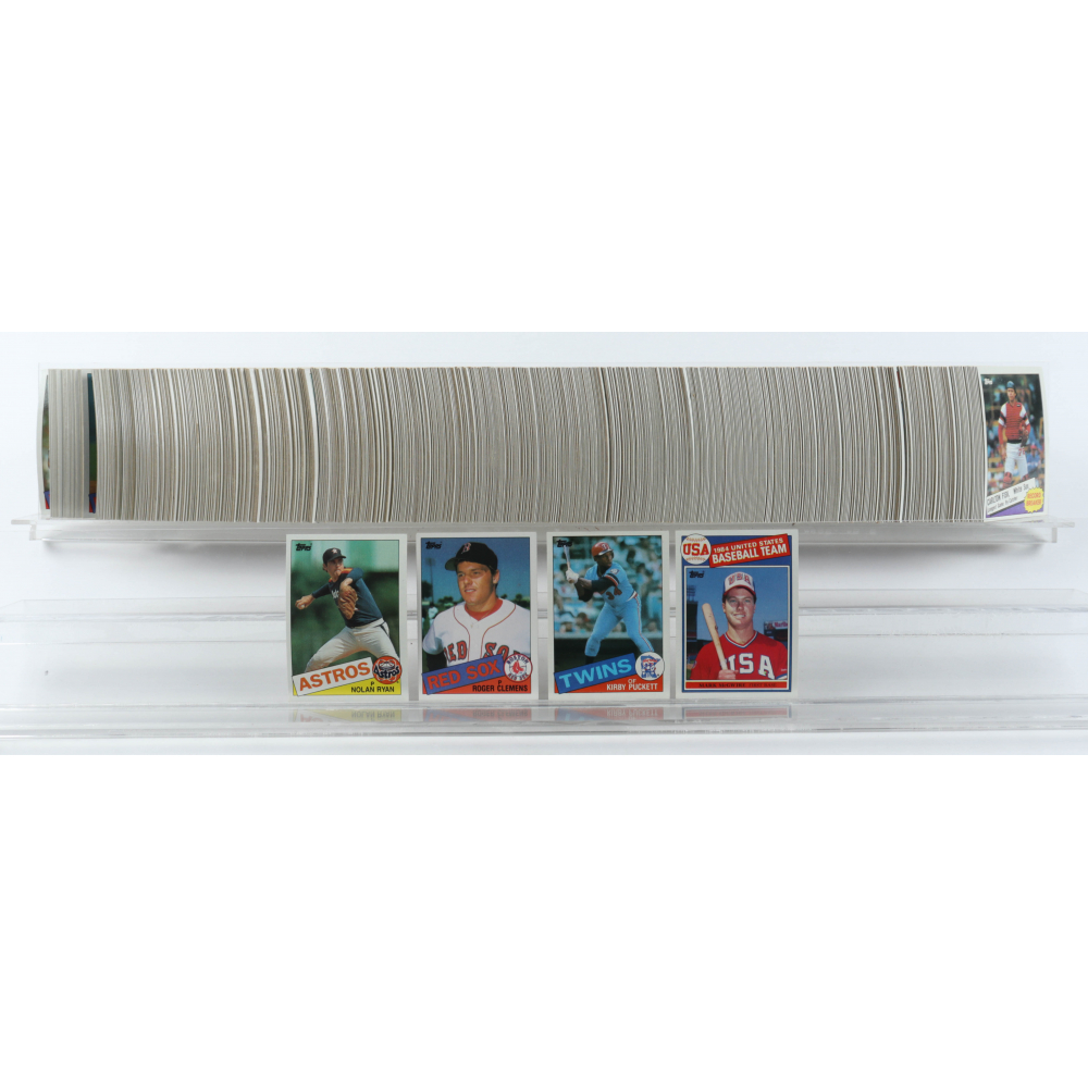 1985 Topps Baseball Complete Set of (792) Cards with Mark McGwire #401 ...