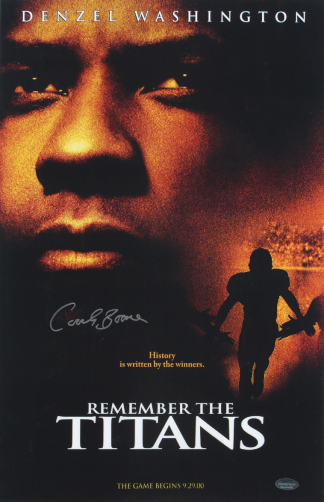 Herman Boone Signed "Remember The Titans" 11x17 Movie Poster Print ...