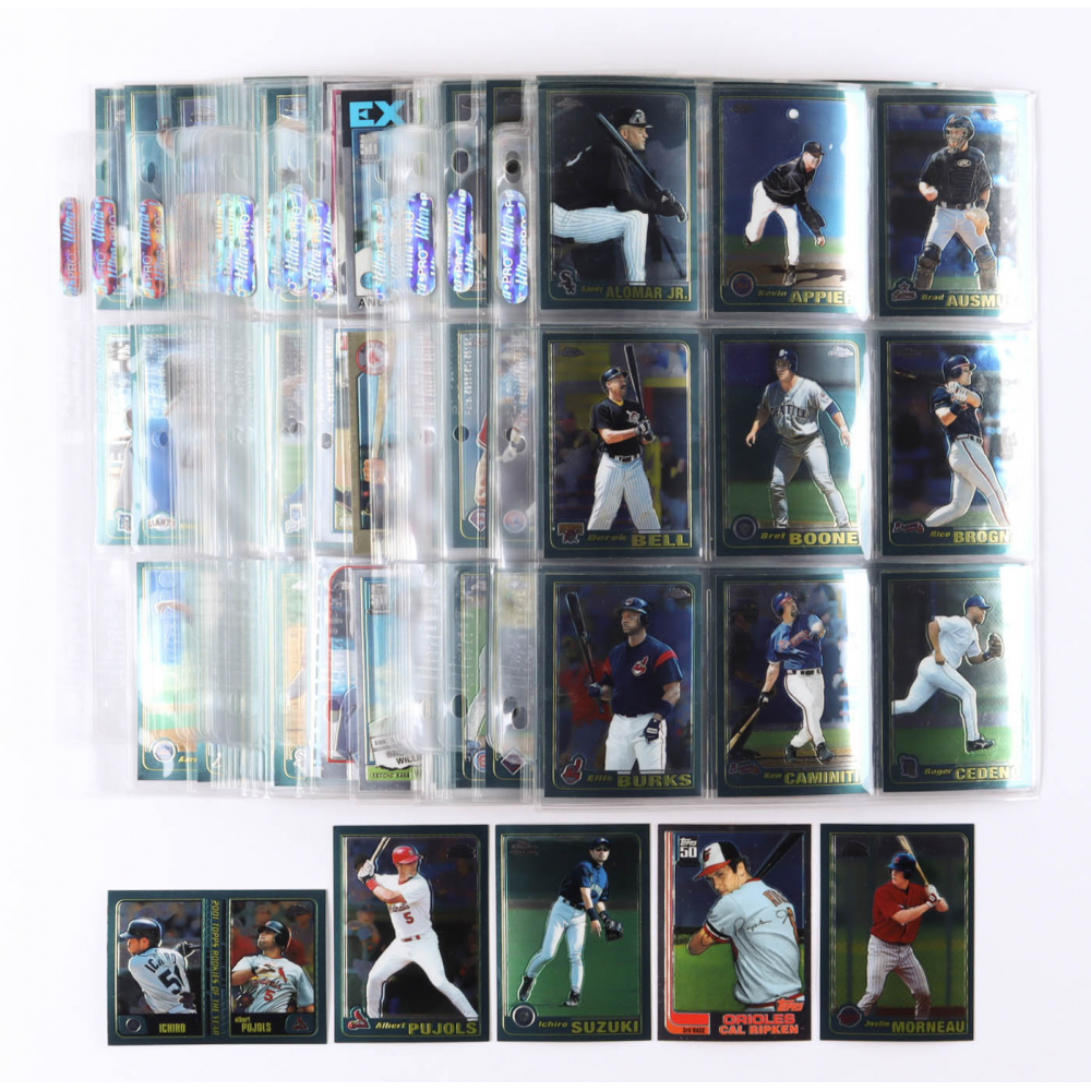 2001 Topps Chrome Traded & Rookies Baseball Complete Set of (266) Cards ...