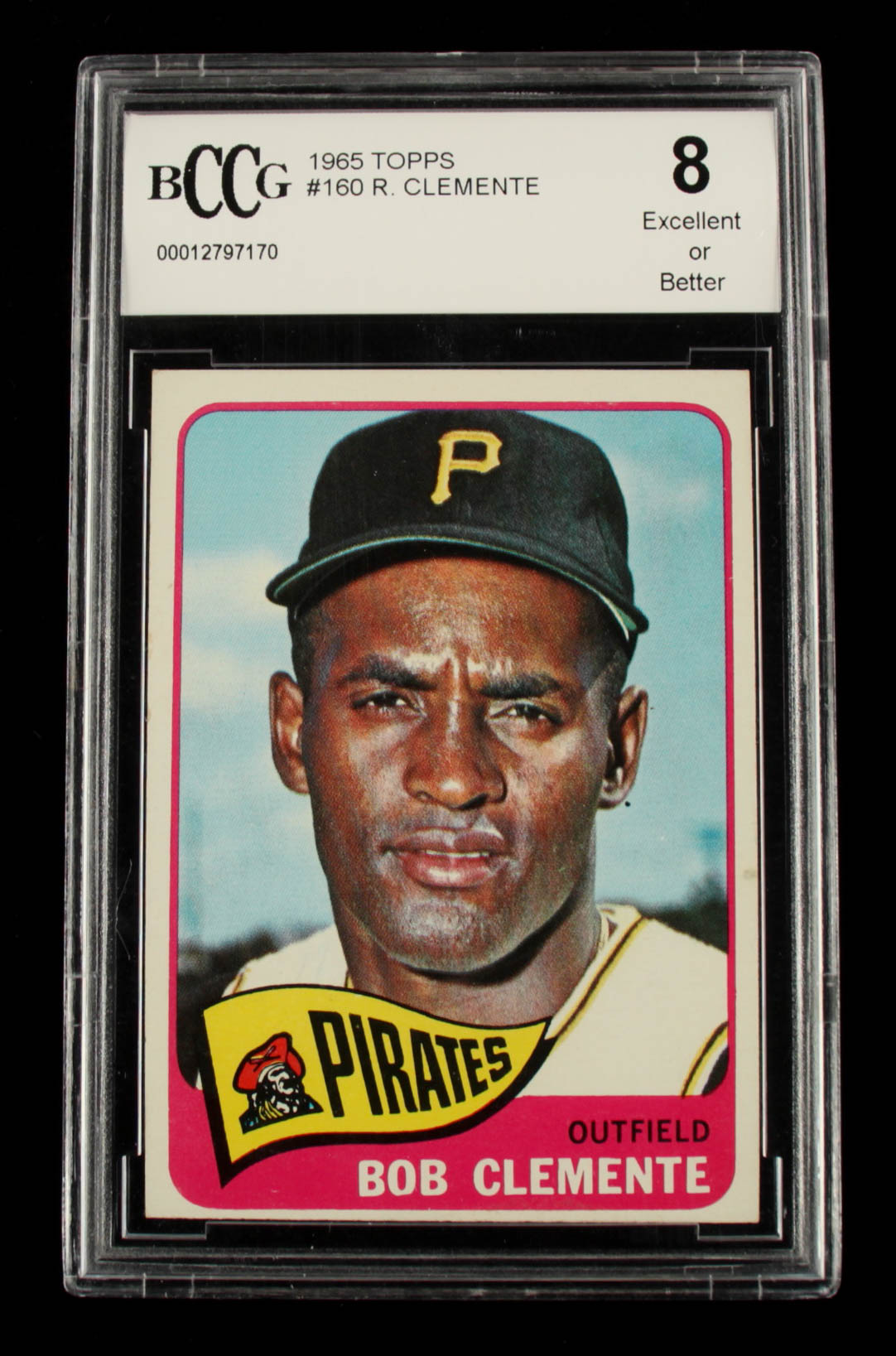 Roberto Clemente 1965 Topps #160 (BCCG 8) | Pristine Auction
