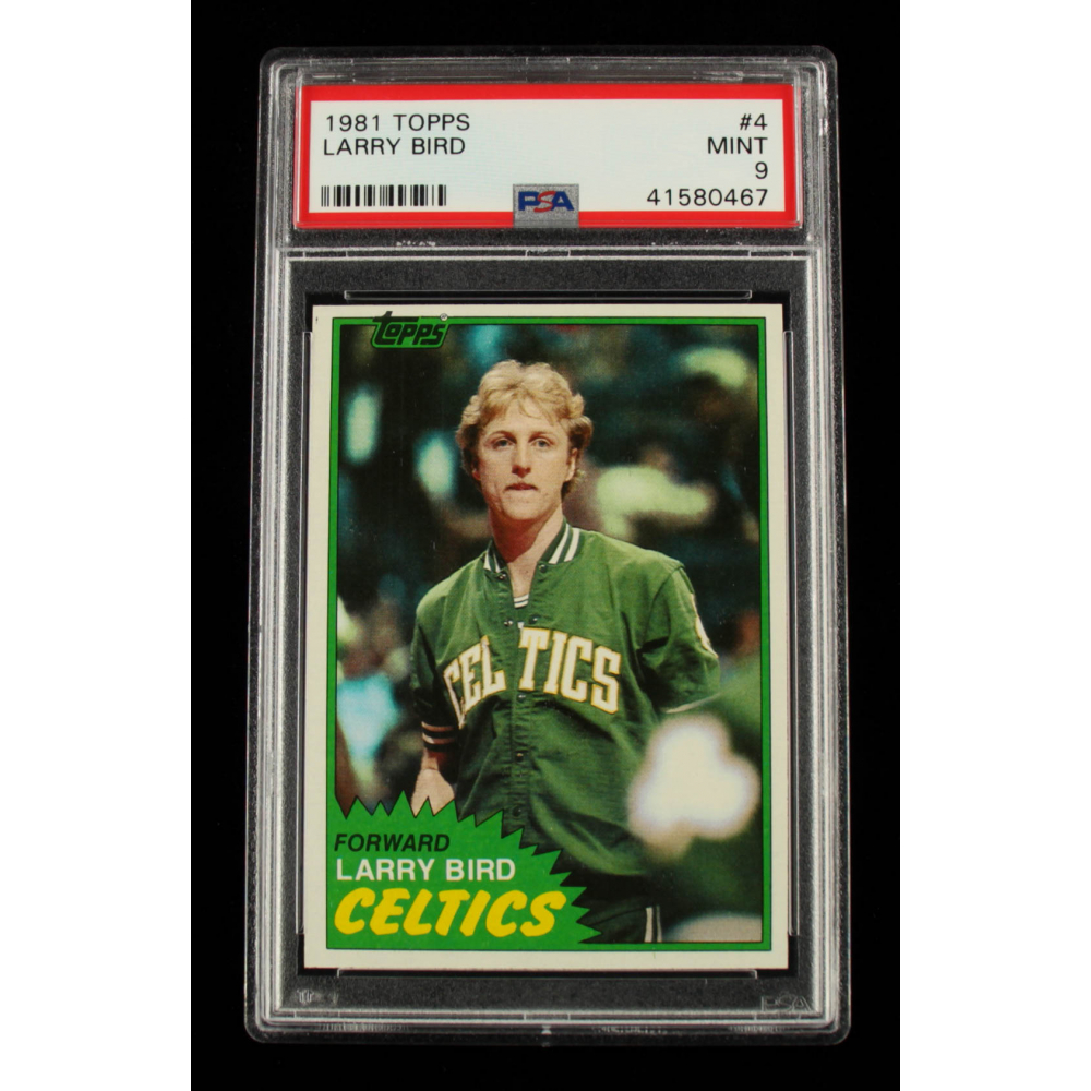 Larry Bird 1981-82 Topps #4 (PSA 9) | Pristine Auction