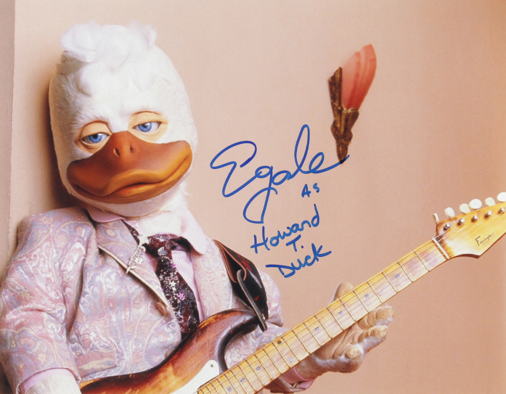 Ed Gale Signed "Howard the Duck" 11x14 Photo Inscribed "As Howard T ...