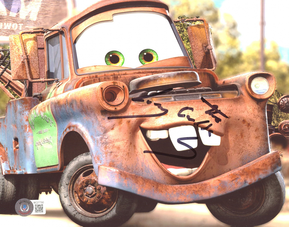 Larry the Cable Guy Signed "Cars" 8x10 Photo (Beckett) | Pristine Auction