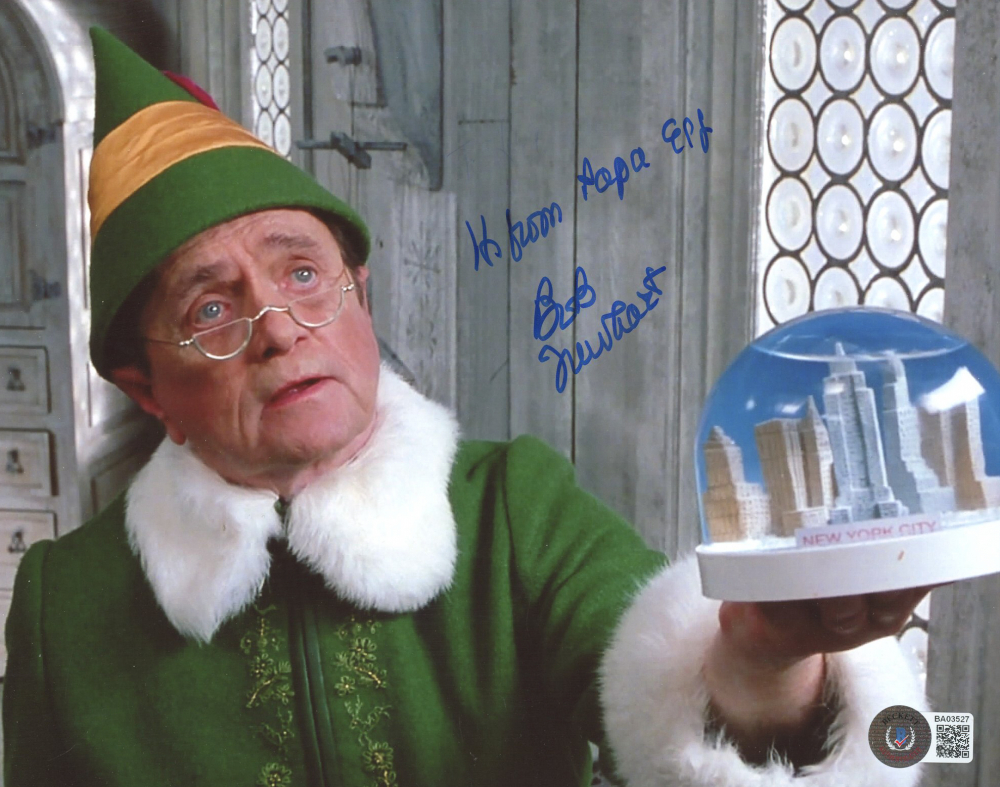 Bob Newhart Signed "Elf" 8x10 Photo Inscribed "Hi From Papa Elf ...