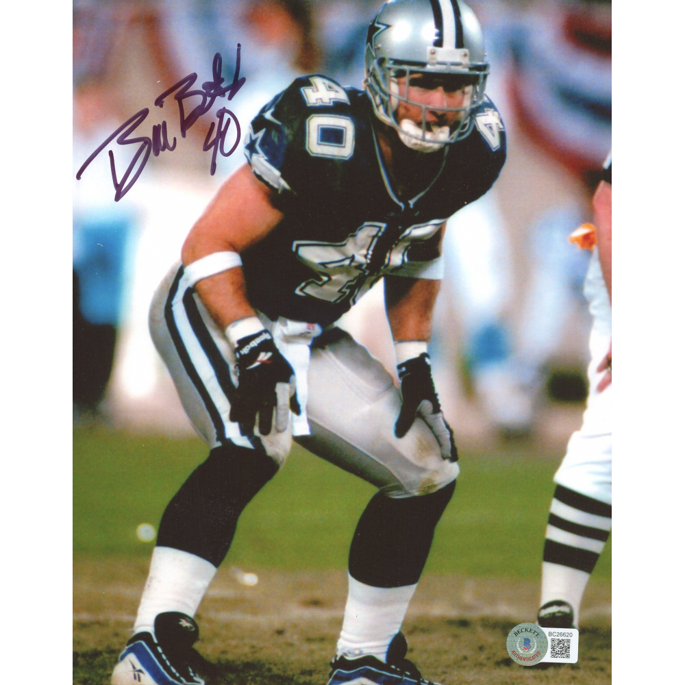 Bill Bates Signed Cowboys 8x10 Photo (Beckett COA) | Pristine Auction