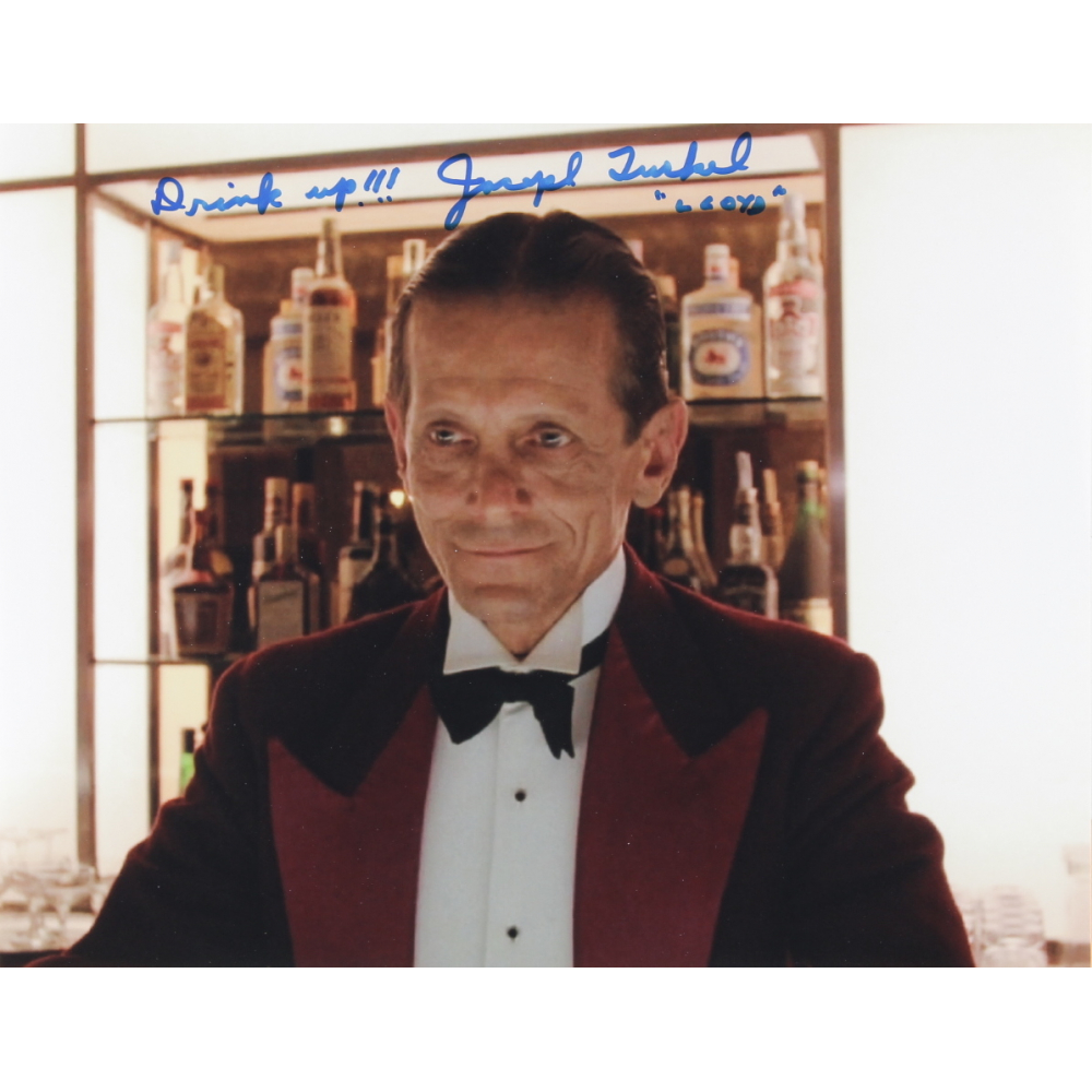 Joseph Turkel Signed "The Shining" 11x14 Photo Inscribed "Drink Up ...