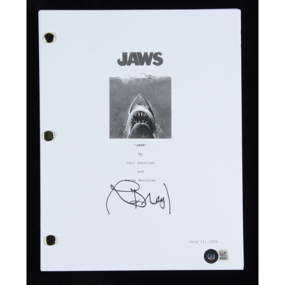Richard Dreyfuss Signed "Jaws" Movie Script (Beckett COA) | Pristine Auction