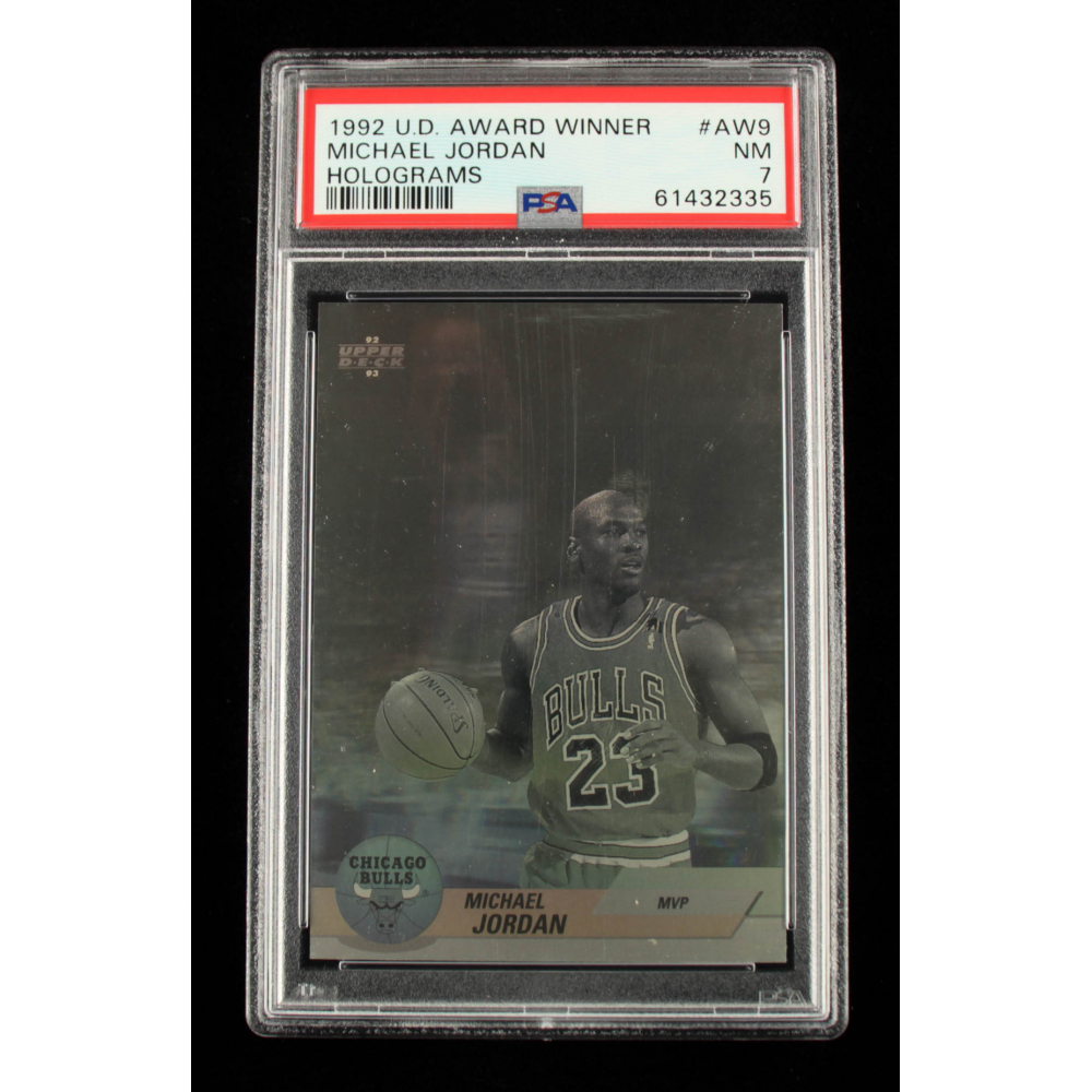 Michael Jordan 1992-93 Upper Deck Award Winner Holograms #AW9 Most ...
