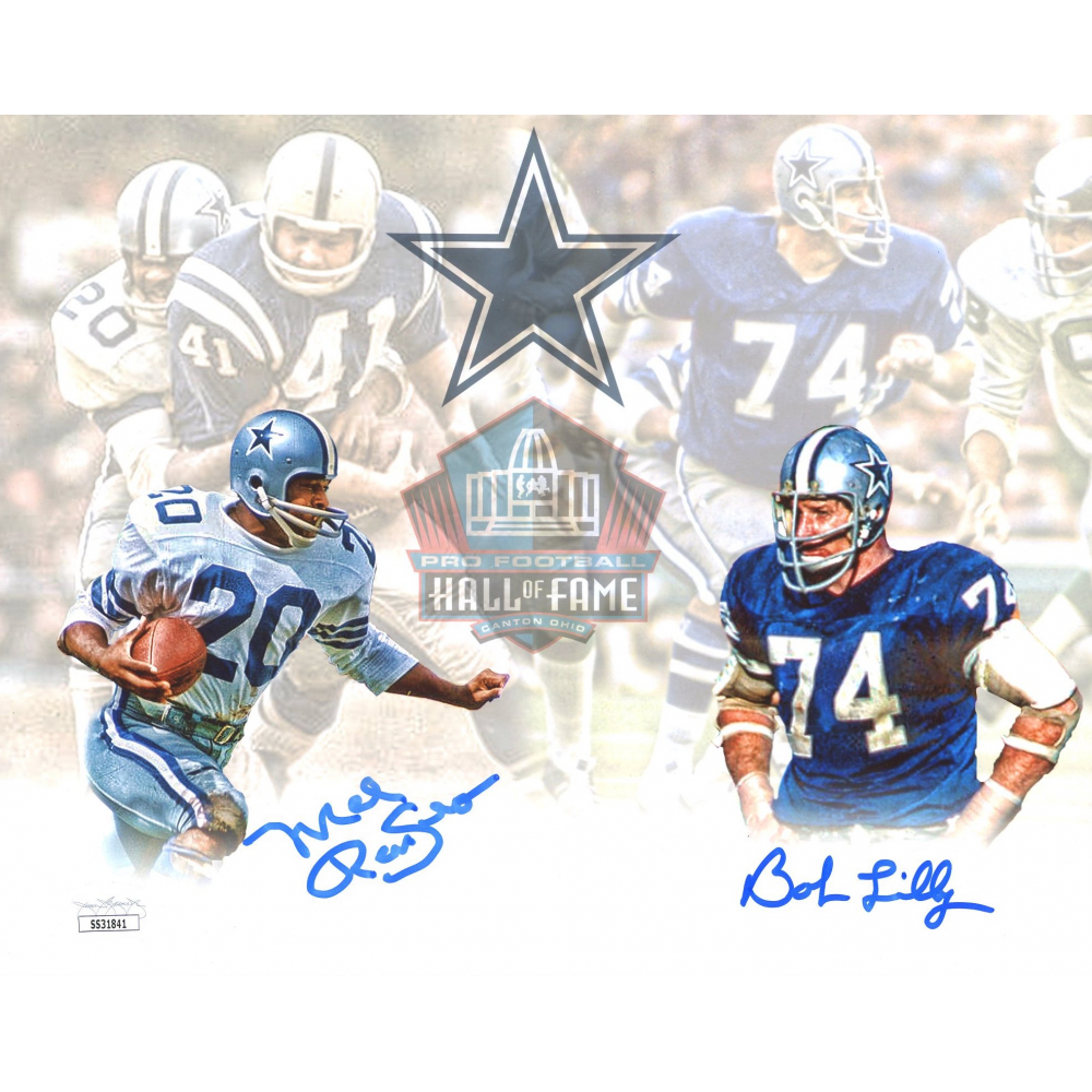 Bob Lilly & Mel Renfro Signed Cowboys 8x10 Photo (JSA COA) | Pristine ...