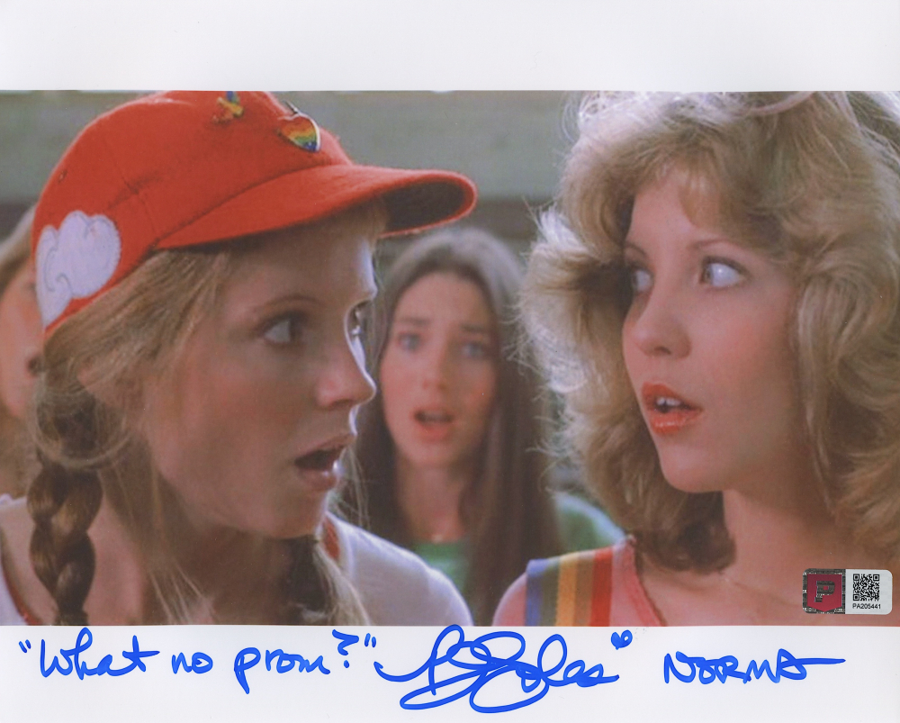 P. J. Soles Signed "Carrie" 8x10 Photo Inscribed "What no prom ...