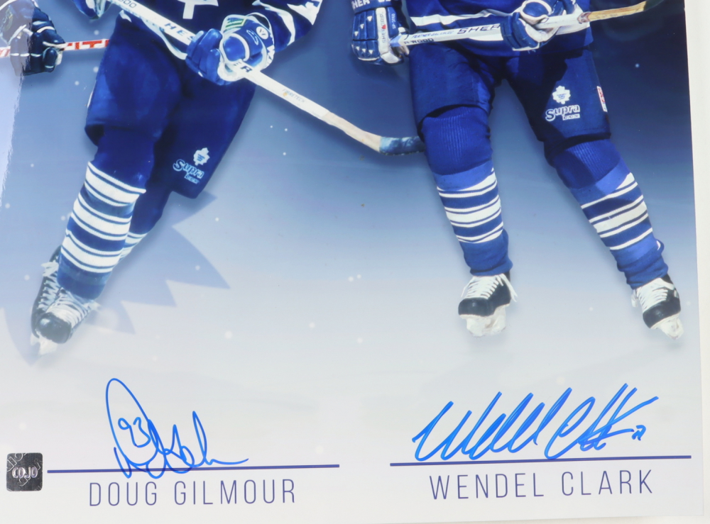 Maple Leafs Captains 16x20 Photo Signed by Mats Sundin, Darryl Sittler ...