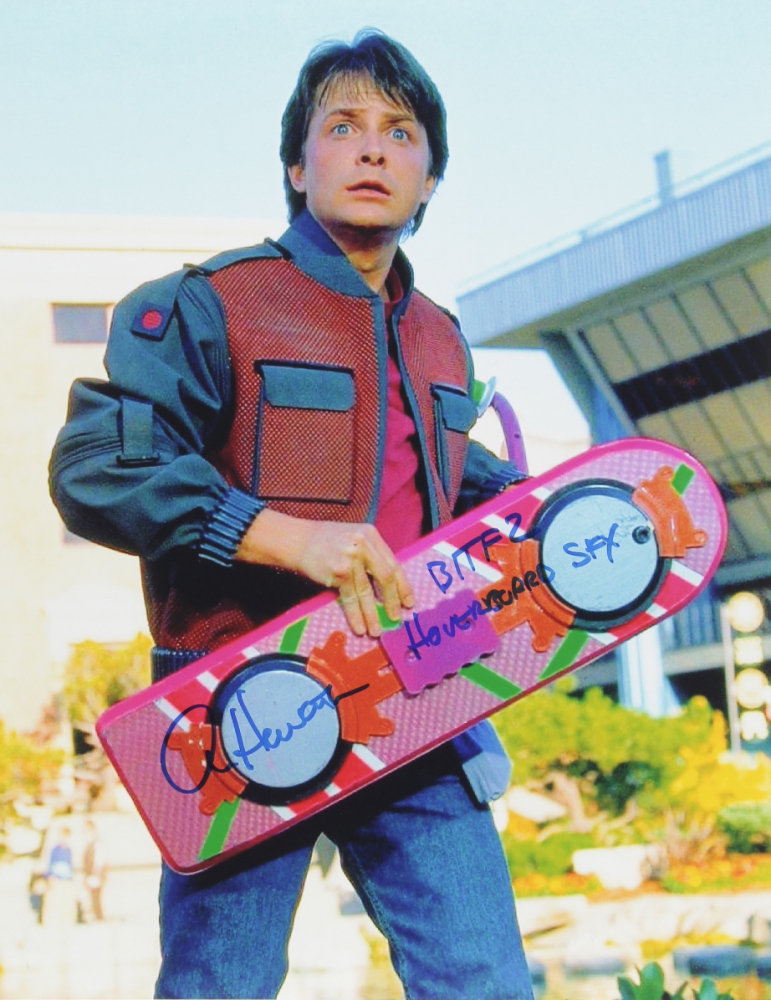 Alan Howarth Signed "Back to the Future Part II" 11x14 Photo Inscribed ...