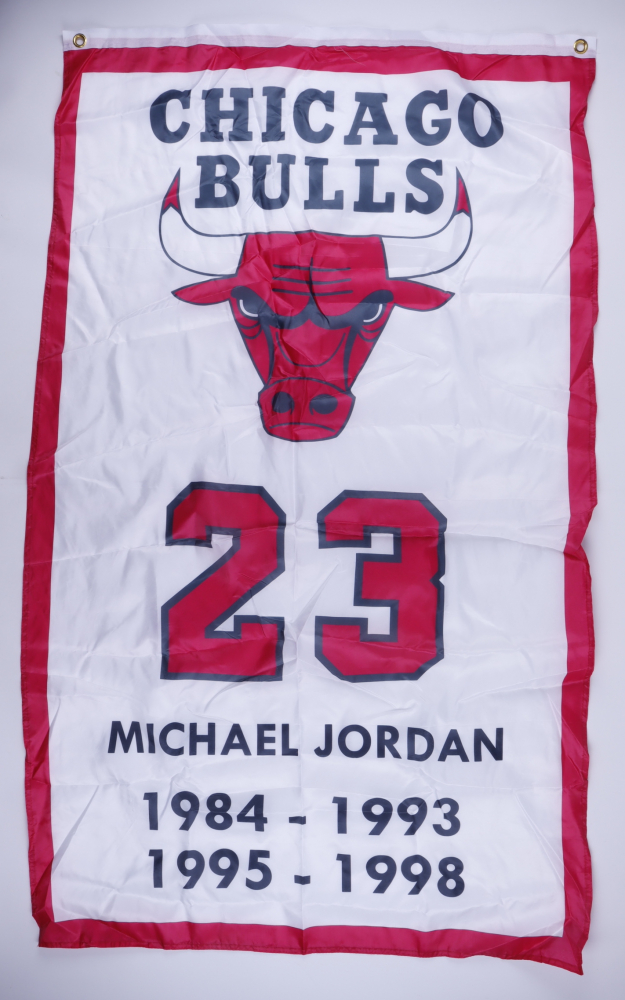 Michael Jordan Bulls 33x57 Banner | Pristine Auction