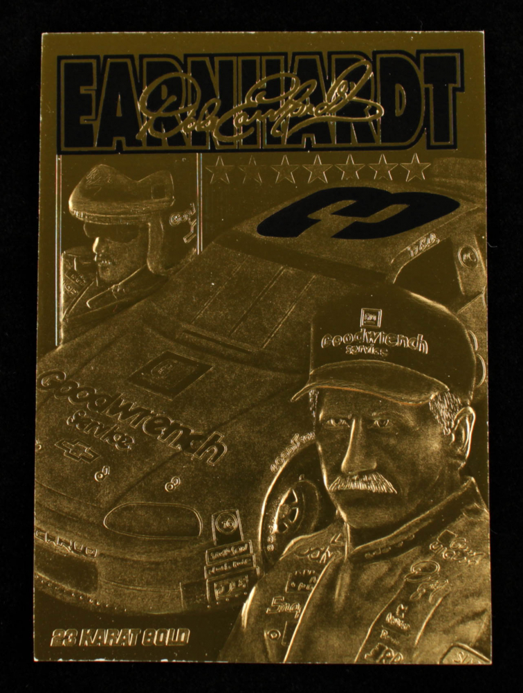 Dale Earnhardt 2001 Gold Collectibles 23KT Gold Card #44,609 | Pristine ...