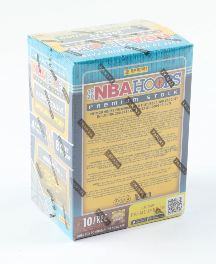 2019-20 Panini Hoops Premium Stock Basketball Blaster Box with (8 ...