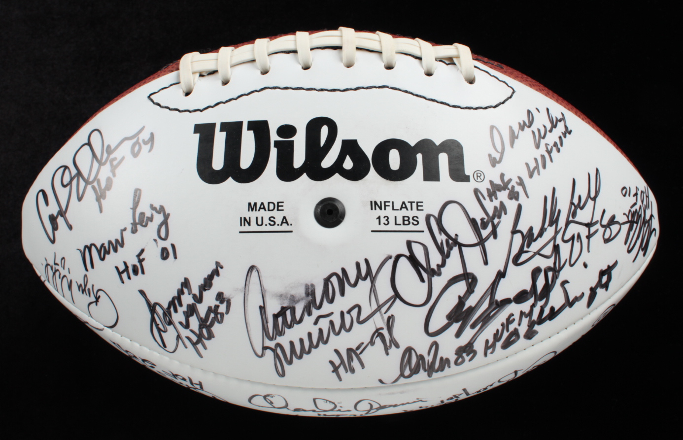 2014 NFL Pro Football Hall of Fame Logo "The Duke" Football Multi ...