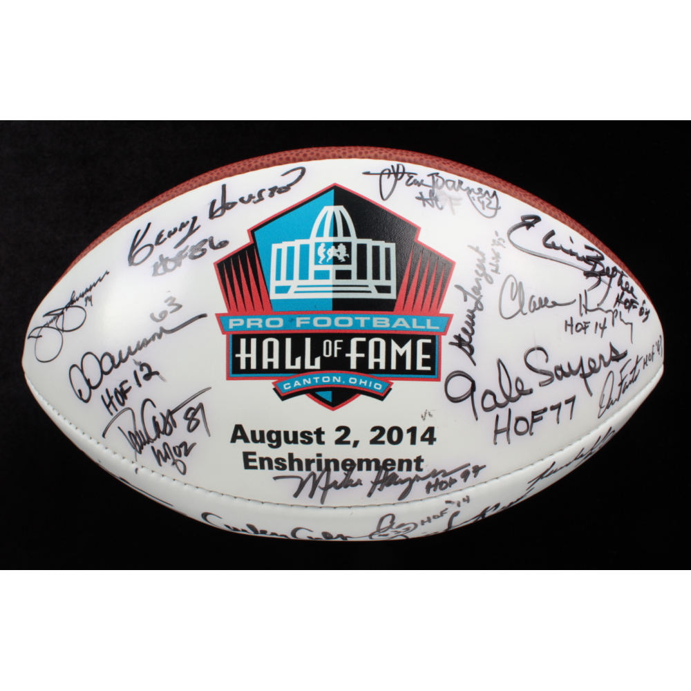 2014 NFL Pro Football Hall of Fame Logo "The Duke" Football Multi ...