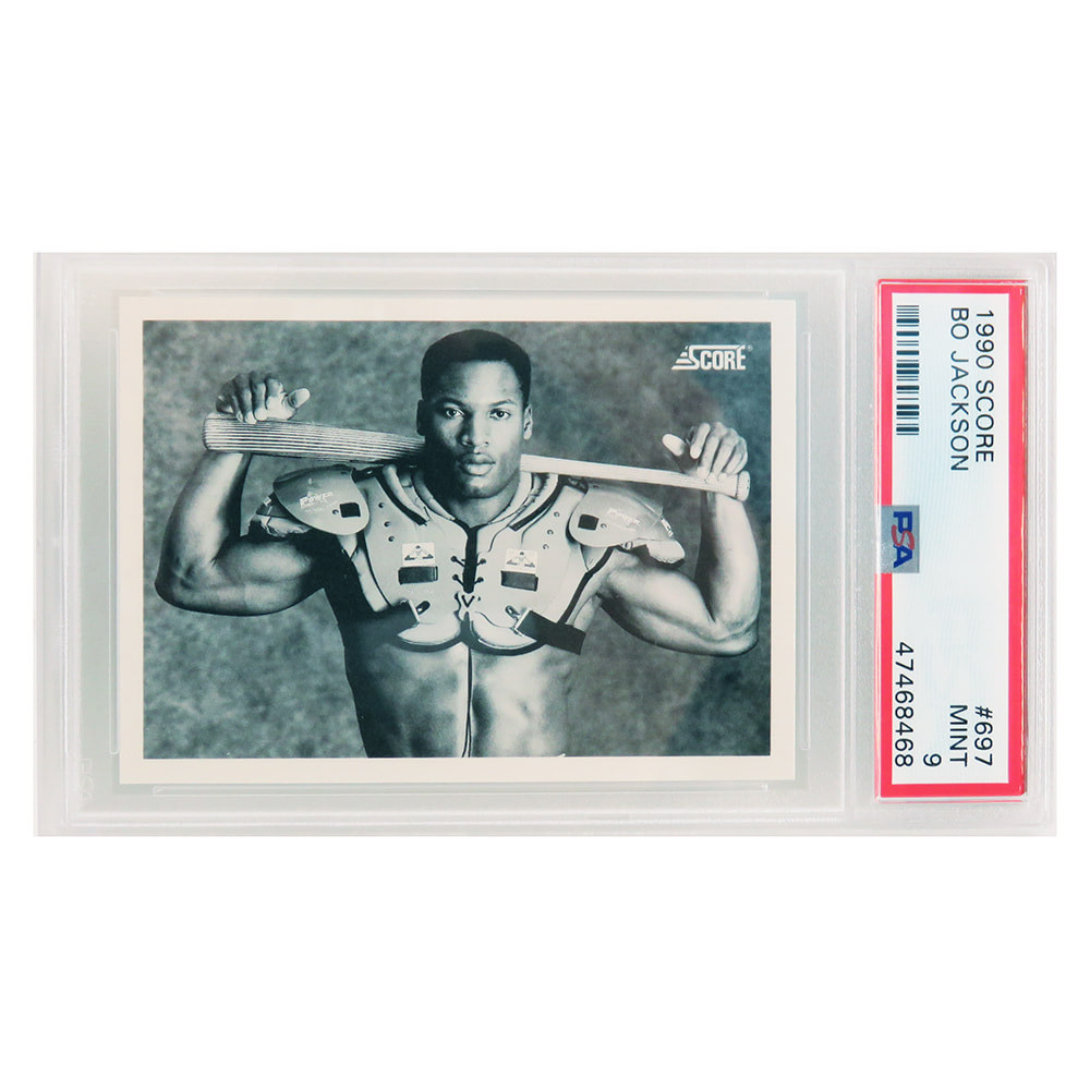 Bo Jackson 1990 Score #697 (PSA 9) | Pristine Auction