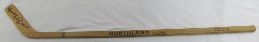 Maurice Richard Signed Larson Industries Hockey Stick Inscribed "HOF ...