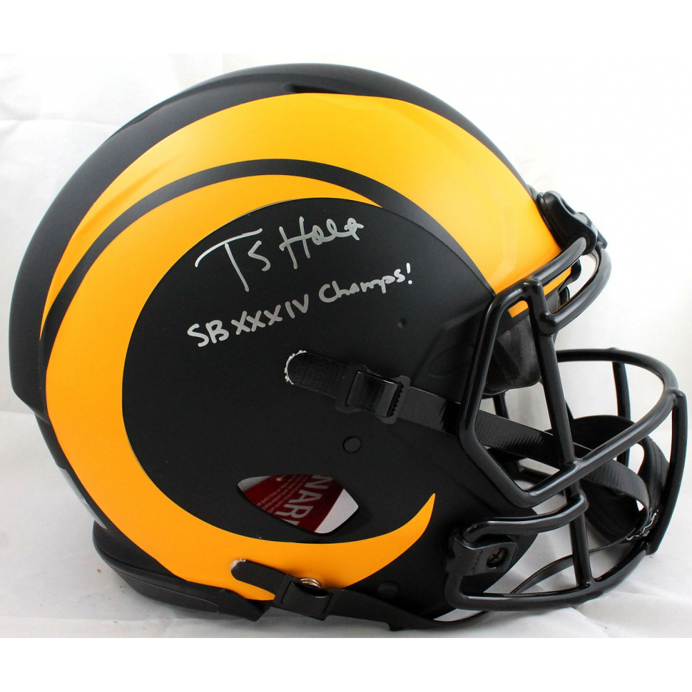 Torry Holt Signed Rams Full-Size Authentic On-Field Eclipse Alternate ...