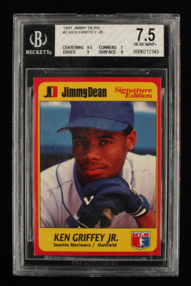 Ken Griffey Jr. 1991 Jimmy Dean #2 (BGS 7.5) | Pristine Auction
