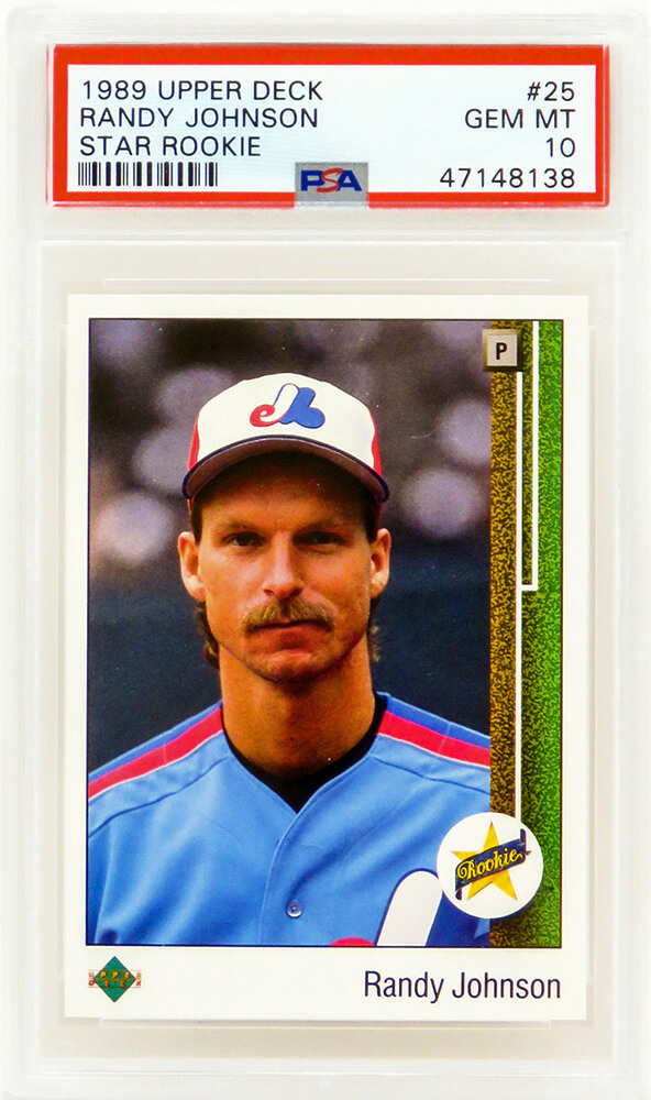 Randy Johnson 1989 Upper Deck #25 RC (PSA 10) | Barnebys