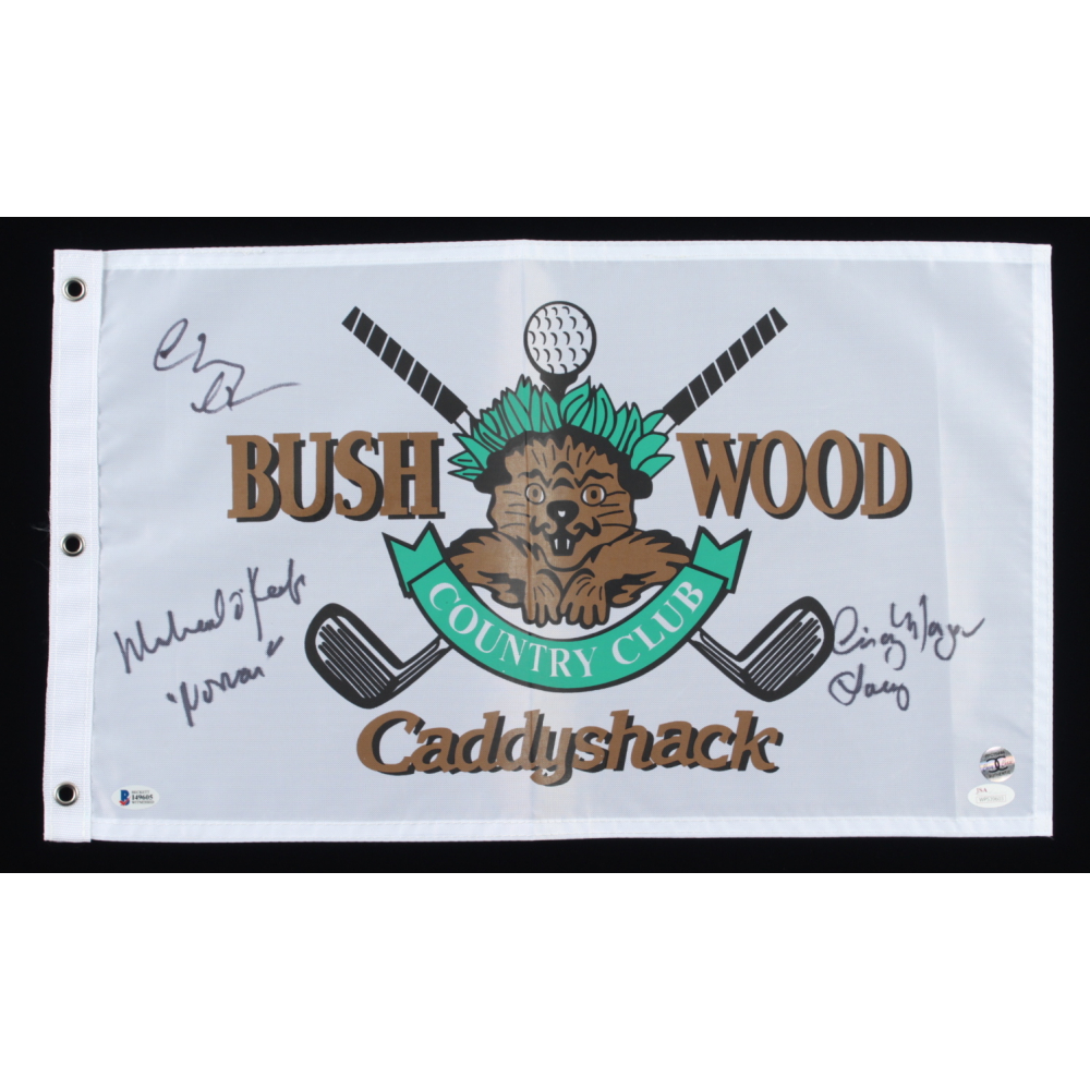 Chevy Chase, Cindy Morgan & Michael O'Keefe Signed "Caddyshack ...
