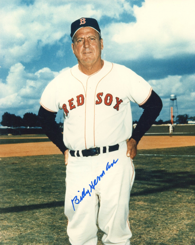 Billy Herman Signed Red Sox 8x10 Photo (JSA COA) | Pristine Auction