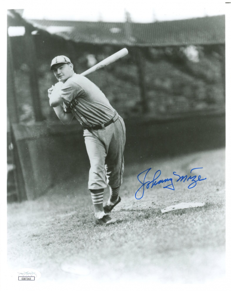 Johnny Mize Signed Yankees 8x10 Photo (JSA COA) | Pristine Auction
