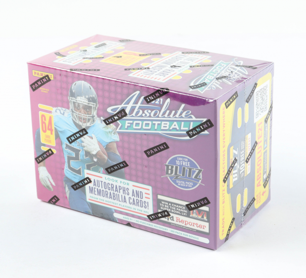 2021 Panini Absolute Football Blaster Box with (8) Packs | Pristine Auction